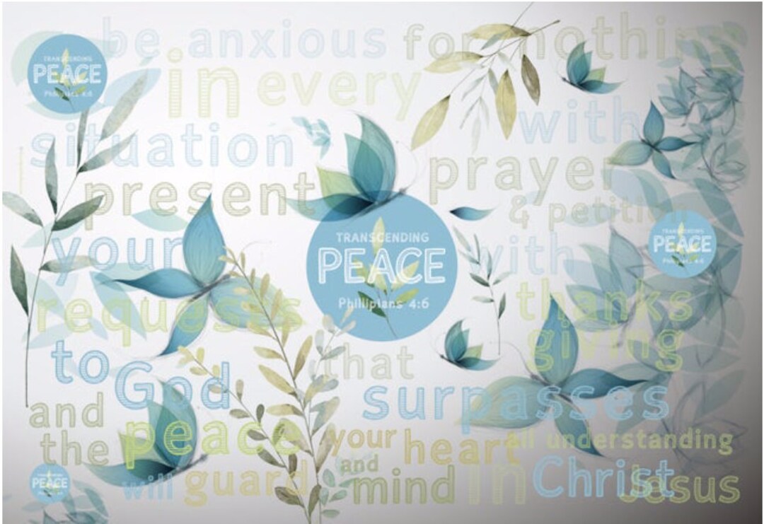 TRANSCENDING PEACE Wrapping Paper Sheet - Etsy