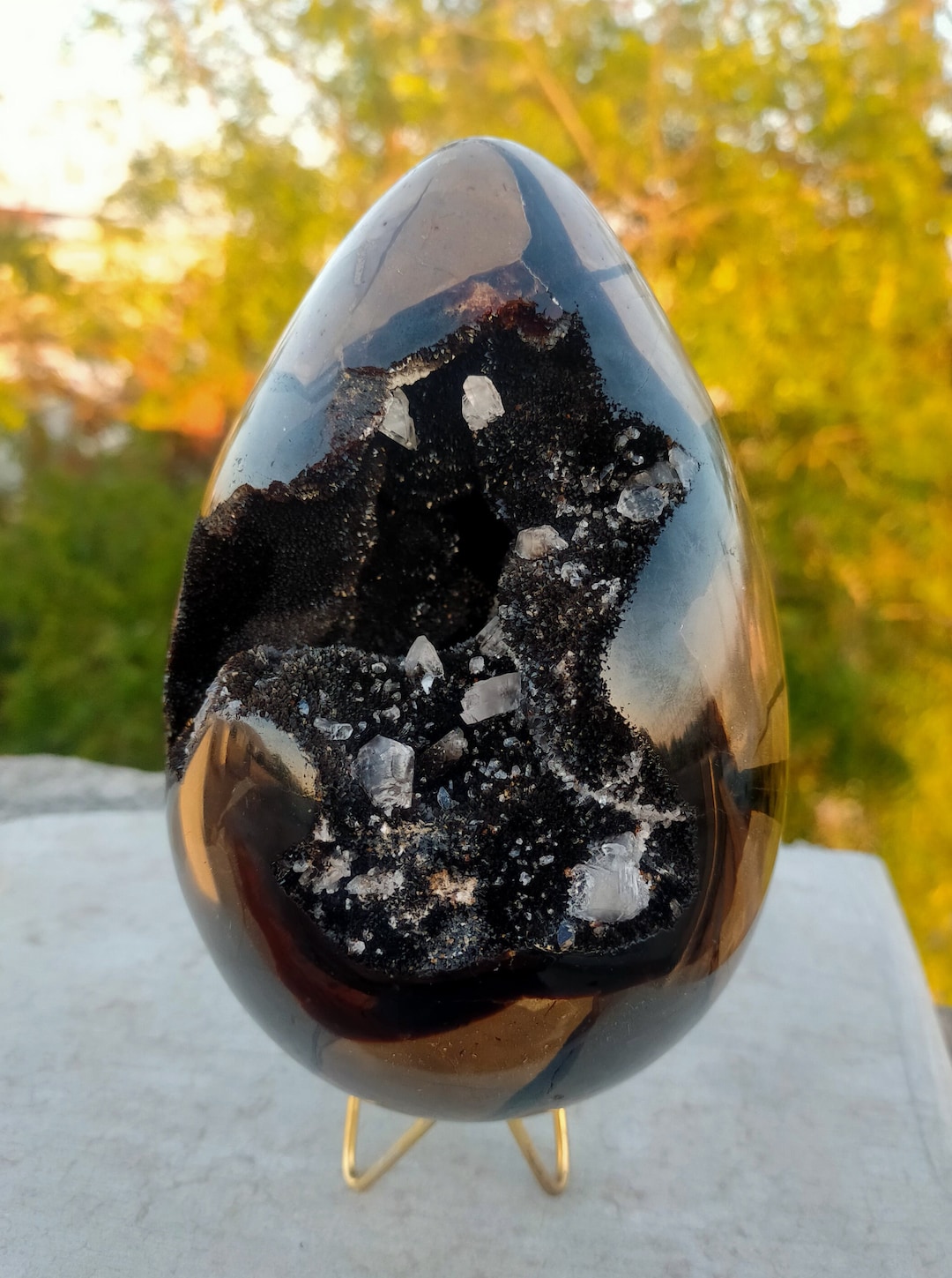 Buy Spectacular 152 MM Huge Septerian With Twist Smoky Quartz Crystal ...