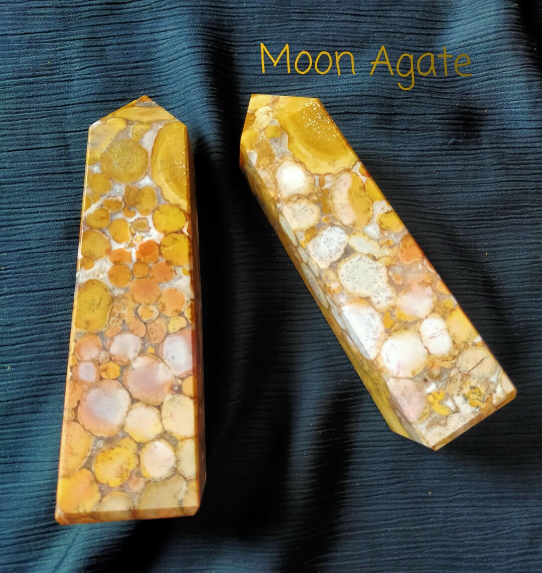 Spectacular 2 Pieces Combo Natural King Cobra Jasper Towers Obelisk ...