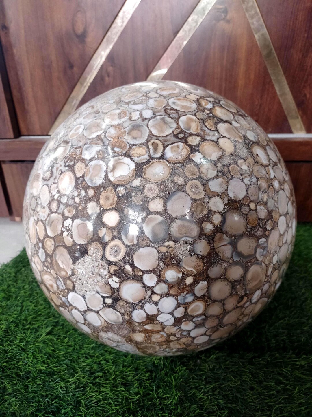 Rare XXL AAA+ 381 MM Huge Cobraturitela Jasper Stone Sphere Ball Promote|display Decor ...