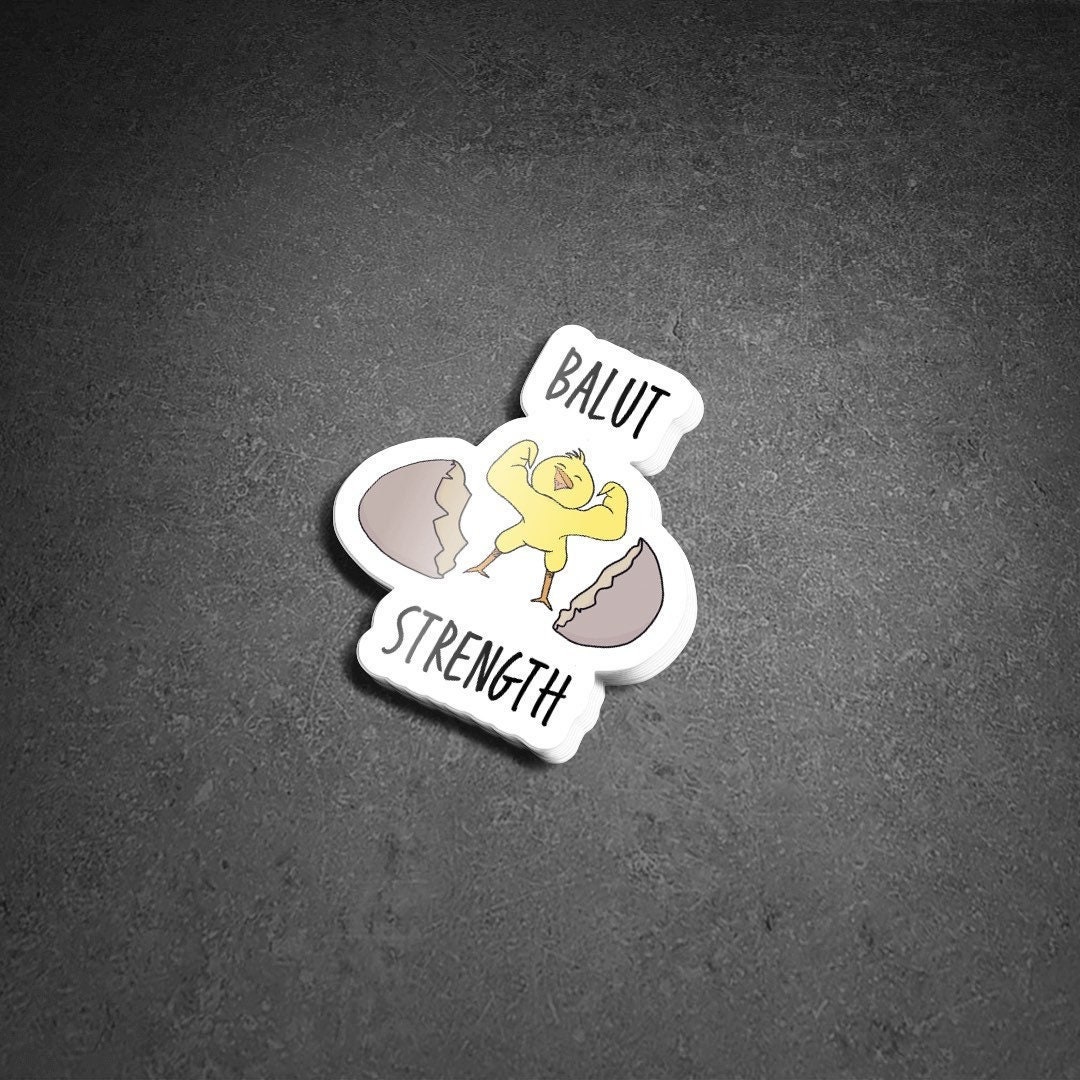 Balut Strength Sticker Balut Sticker Duckling Eggshell Philippines ...