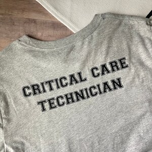 Custom CVICU Long Sleeve Tee | Critical Care Tech | RN Gift ...
