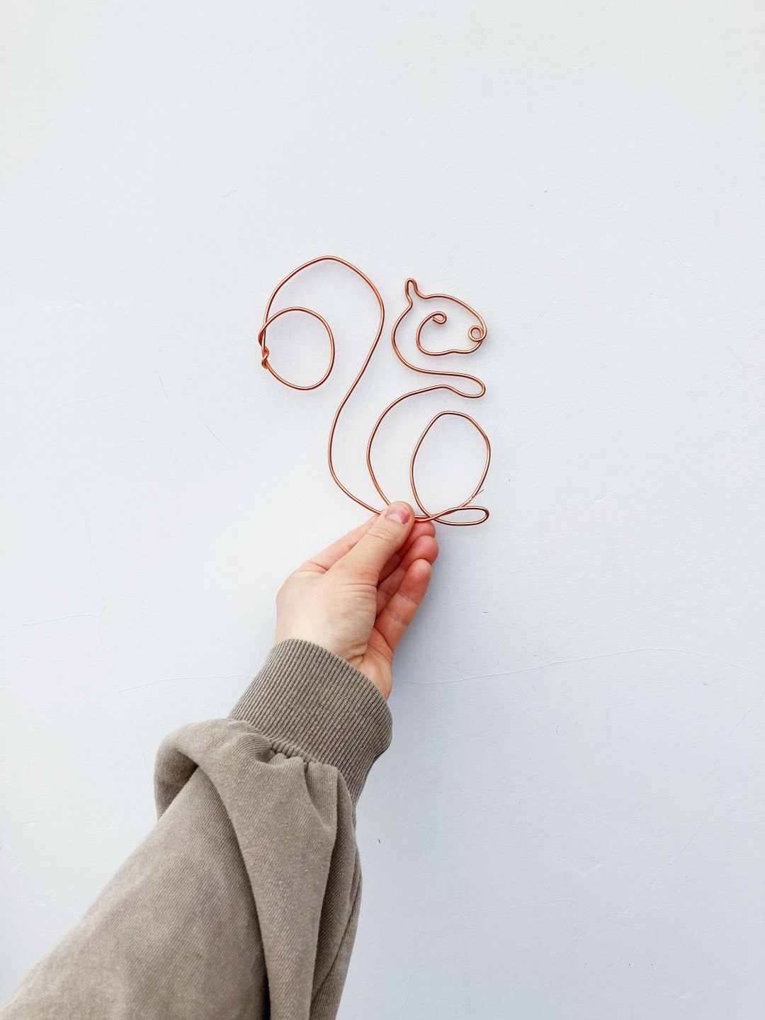 Squirrel / Wire Squirrel / Wire Art / Wire Squirrel - Etsy