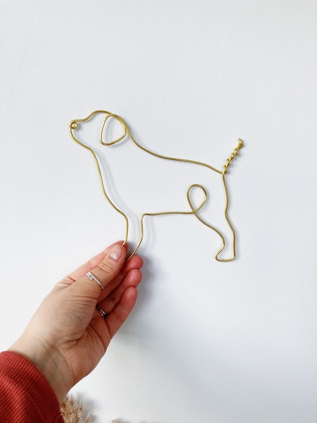 Labrador / Wire Dog / Wire Labrador / Wire Dog Decoration / Wire Wall ...
