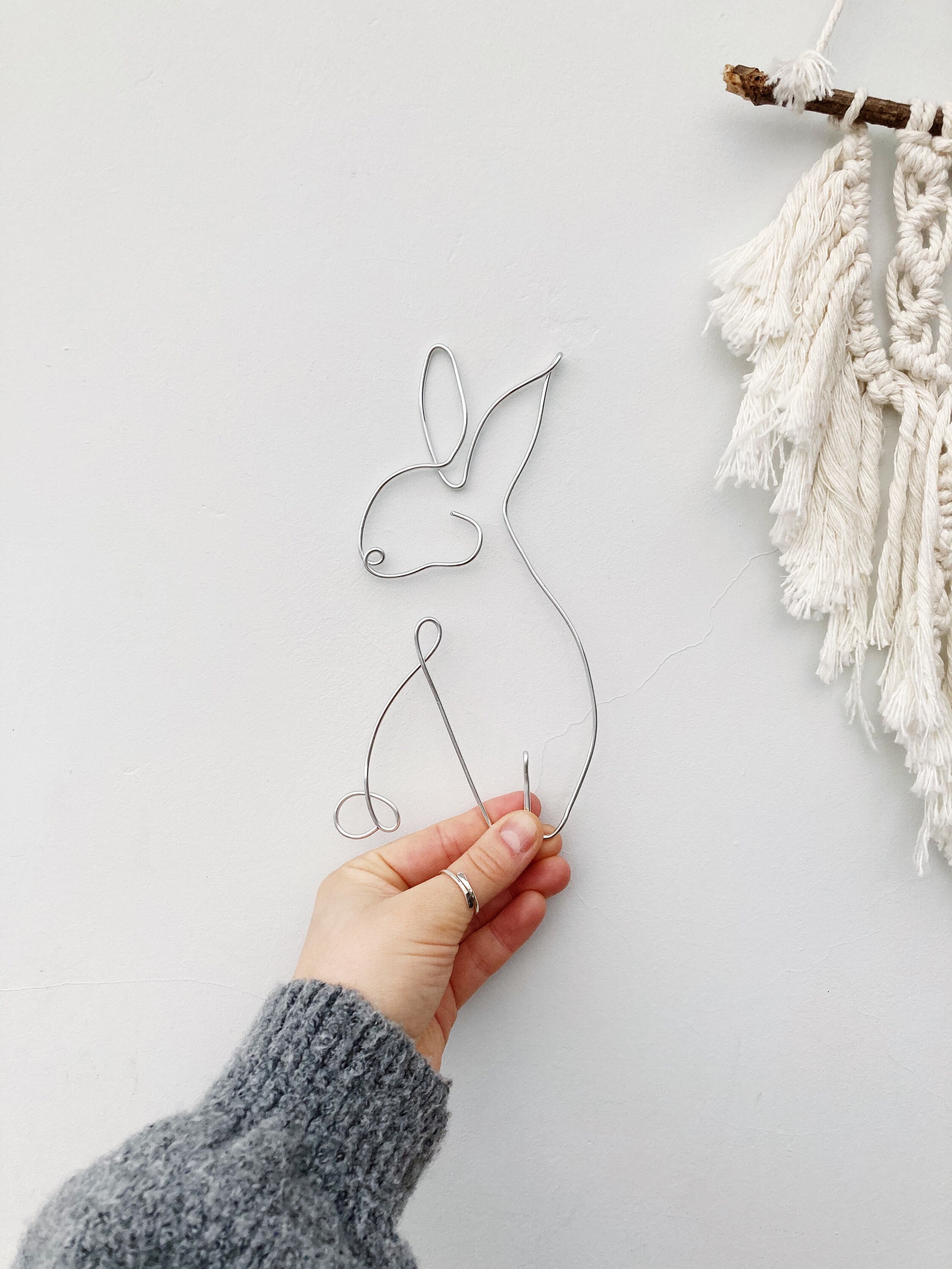 Bunny / Wire Bunny / Wire Art / Wire Rabbit - Etsy UK