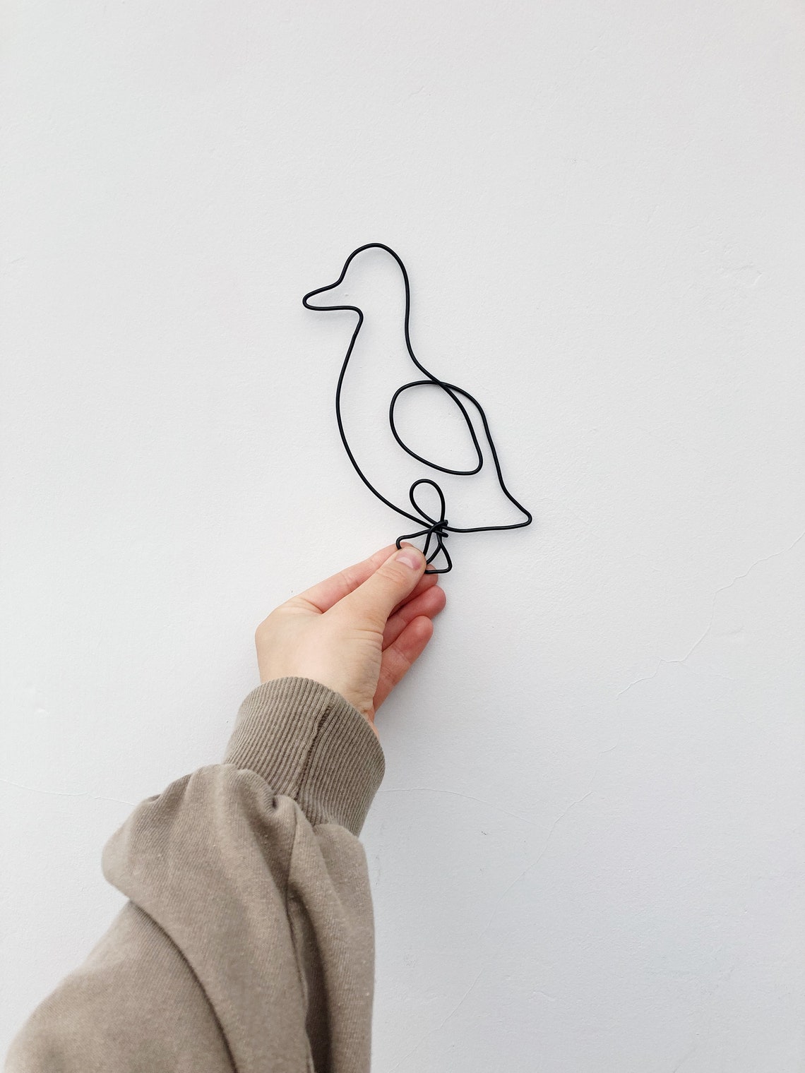 Duck / Wire Duck / Wire Art / Wire Birds - Etsy UK