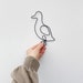 Duck / Wire Duck / Wire Art / Wire Birds - Etsy UK