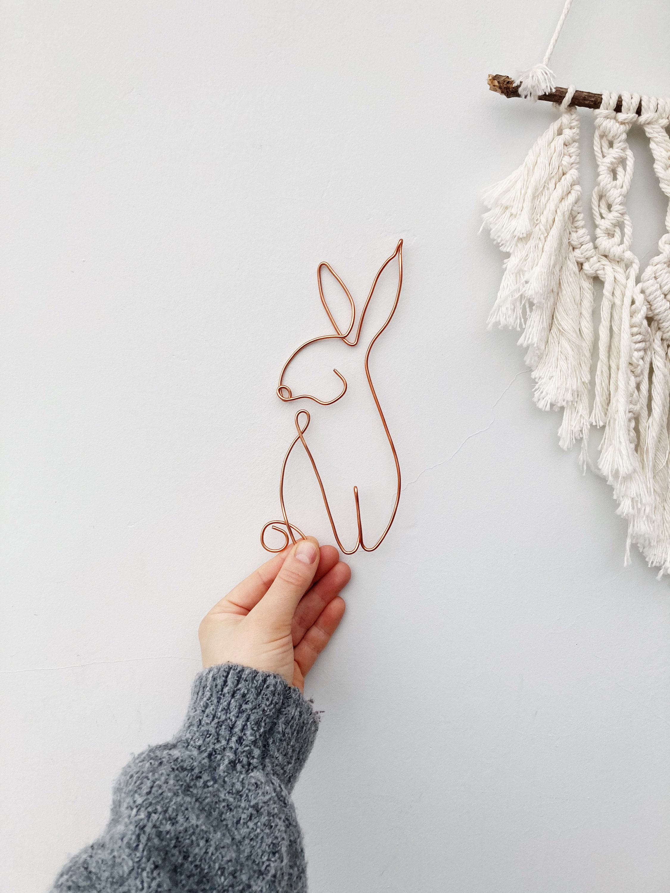 Bunny / Wire Bunny / Wire Art / Wire Rabbit - Etsy UK