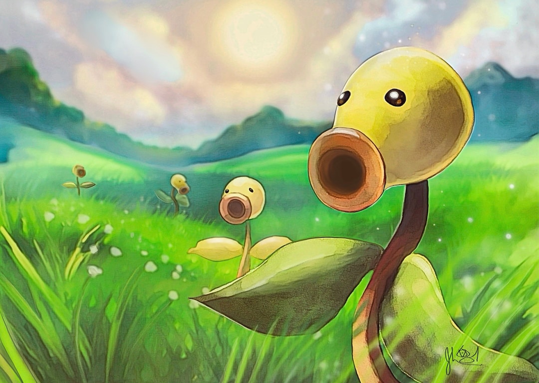 Bellsprout on Textured Art Paper 8x10 - Etsy