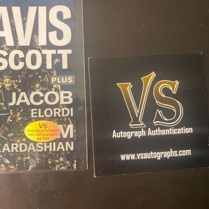 Travis Scott Autographed 8x10 Photo With Certificate of Authenticity - Etsy
