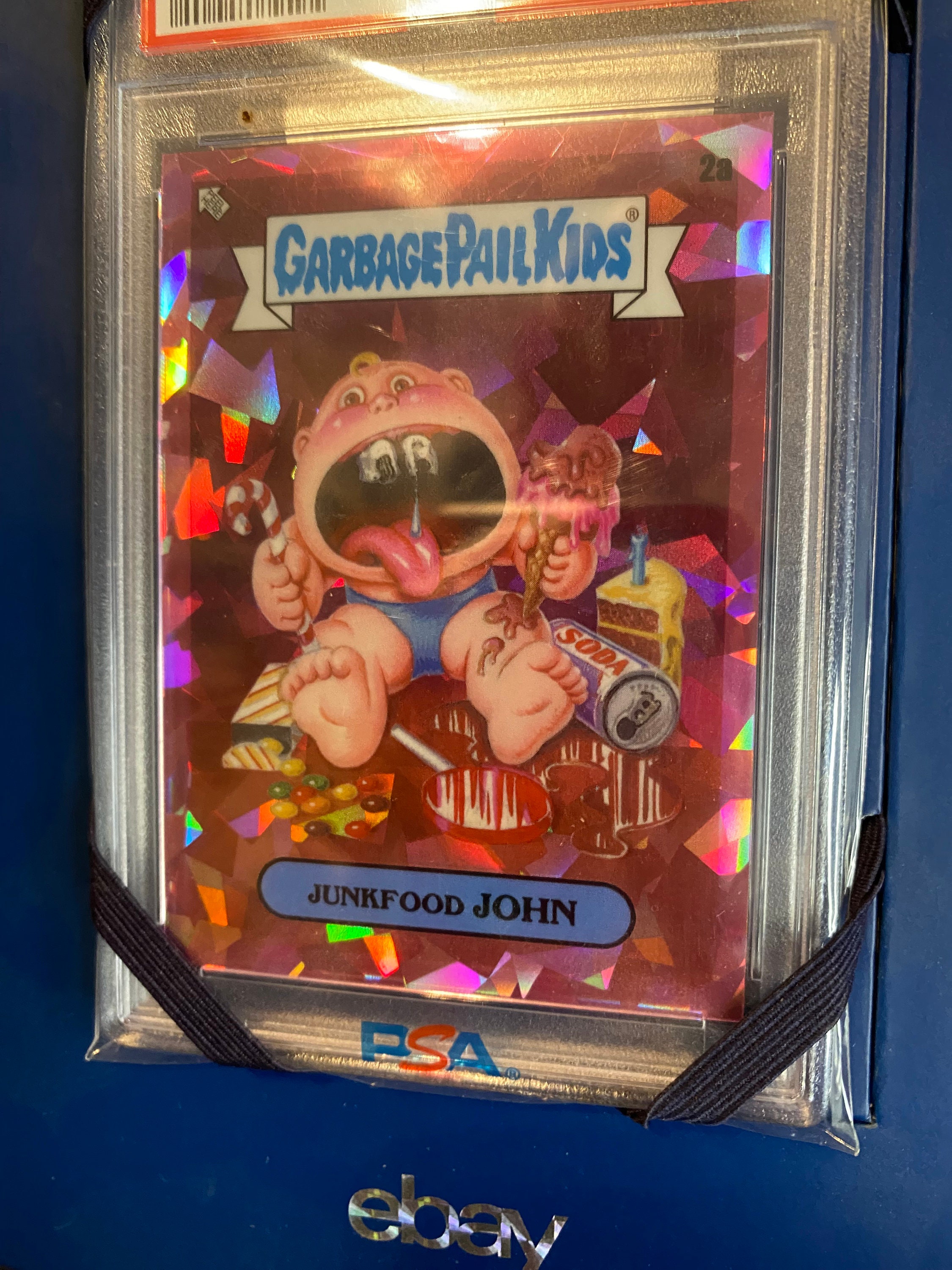 Garbage Pail Kids 2020 Sapphire Edition Junkfood John 2A Pink Refractor ...