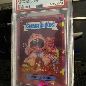 Garbage Pail Kids 2020 Sapphire Edition Junkfood John #2A Pink ...