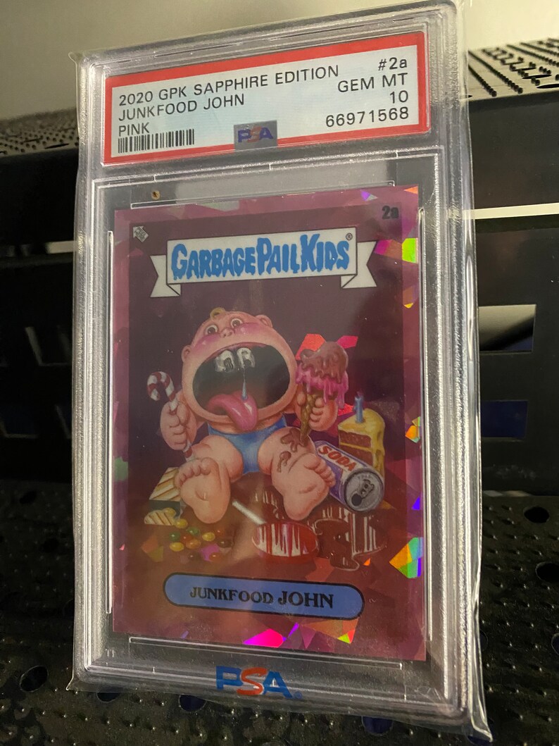 Garbage Pail Kids 2020 Sapphire Edition Junkfood John #2A Pink ...