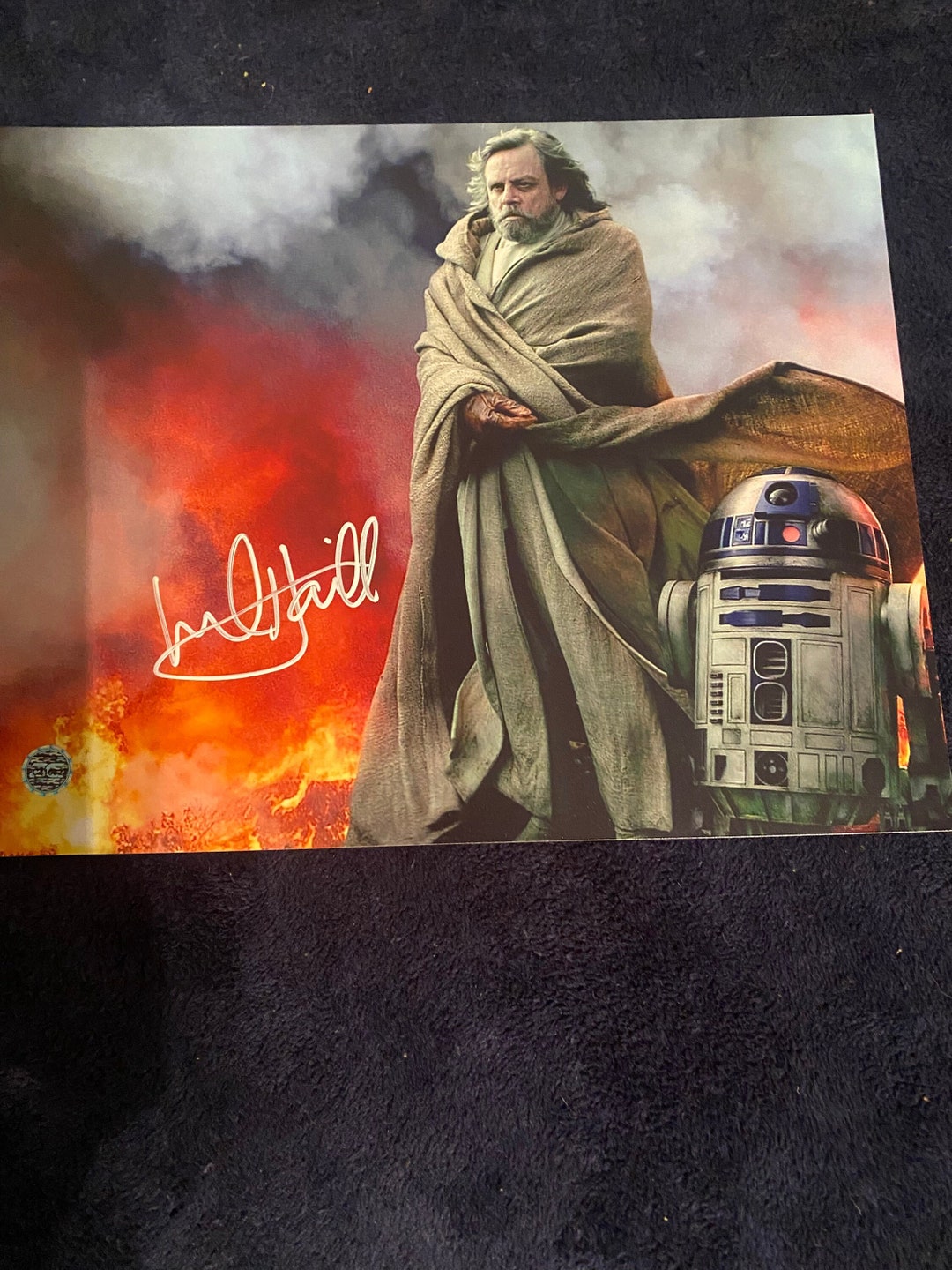 Star Wars Mark Hamill Autographed Luke Skywalker 8x10 Photo With ...