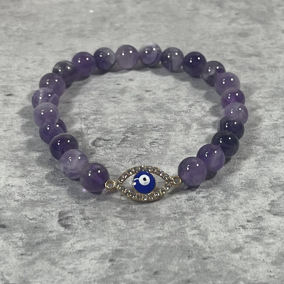 Evil Eye Crystal Bracelet 1 Bracelet - Etsy