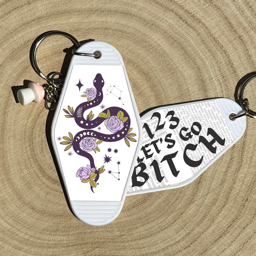 Taylor Swift Reputation-inspired Double-sided Motel Keychain Snake ...