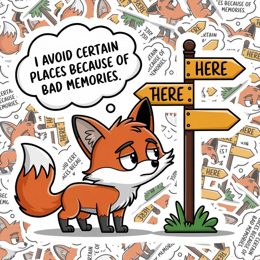 PTSD Sticker | Fox Decal | Trauma Survivor Gift | Anxiety Sticker ...