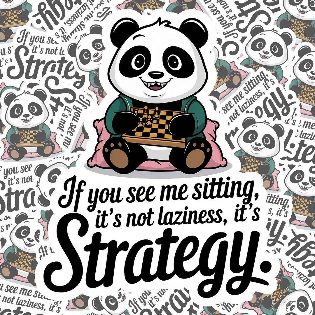 Panda Sticker | Joint Pain Awareness | Herman Burke | Strategy Sticker ...