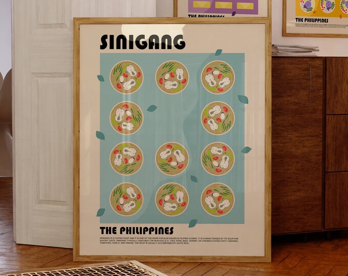 Sinigang Filipino Food Poster, Filipino Food Print, Philippines Food ...