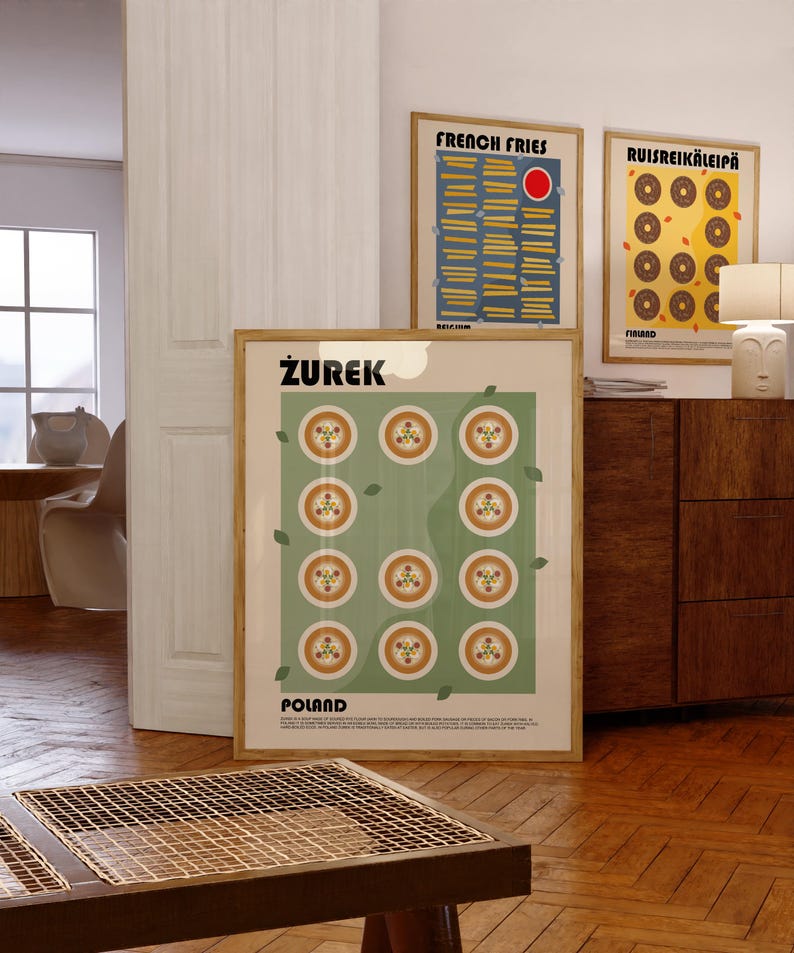 Zurek Art Print, Polish Cuisine Illustration, Kitchen Decor, Foodie ...