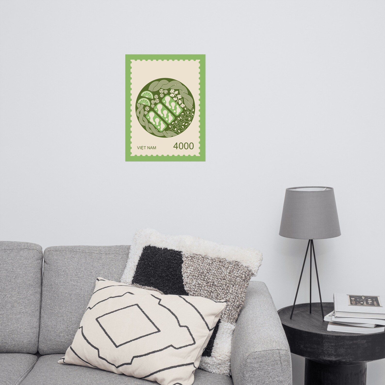 Pho Art Print, Vietnamese Food Art, Food Poster, Food Print, Postage ...