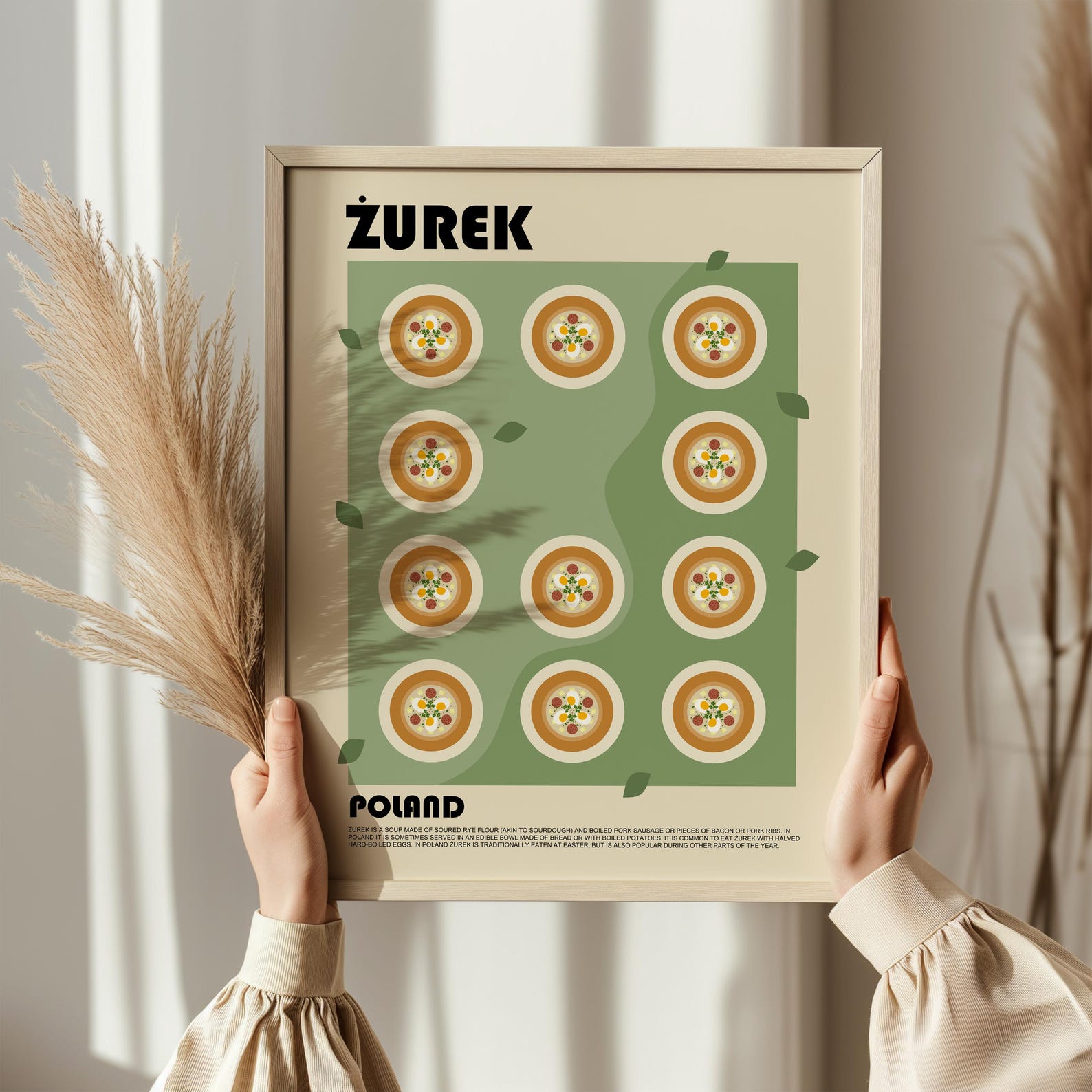 Zurek Art Print, Polish Cuisine Illustration, Kitchen Decor, Foodie ...