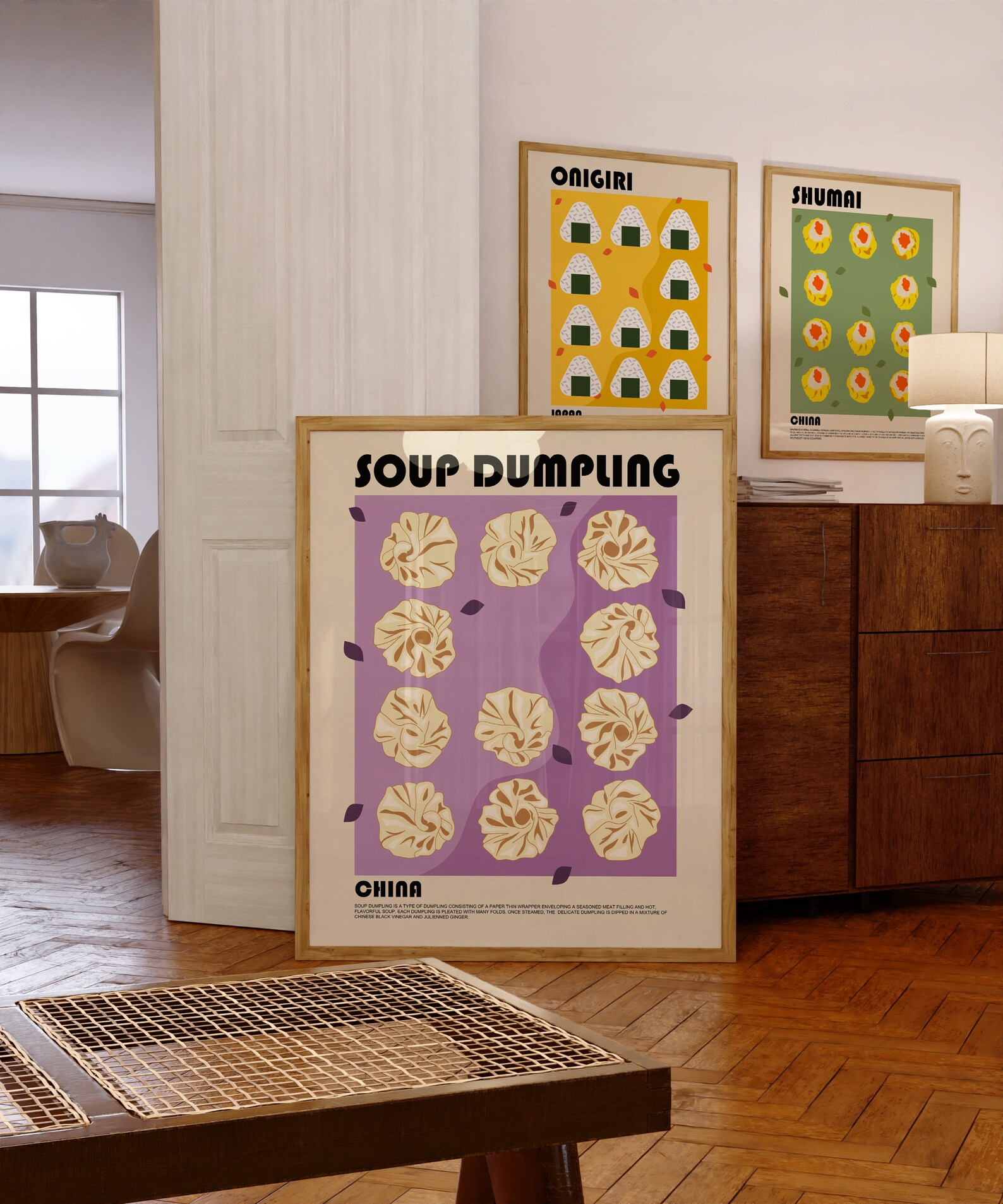 Soup Dumpling Poster Chinese Food Art Kitchen Wall Decor - Etsy