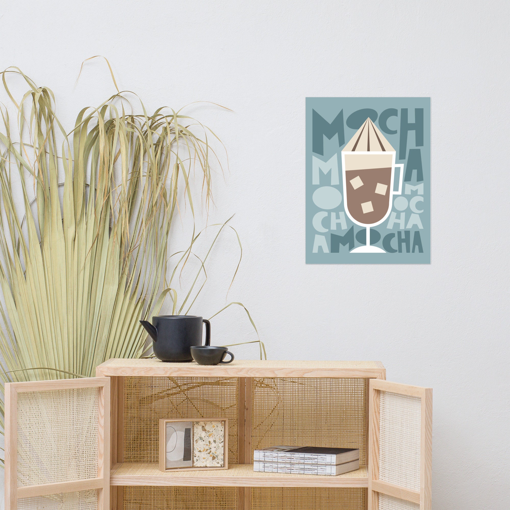 Mocha Poster Coffee Print Caffeine Poster Drink Poster - Etsy.de