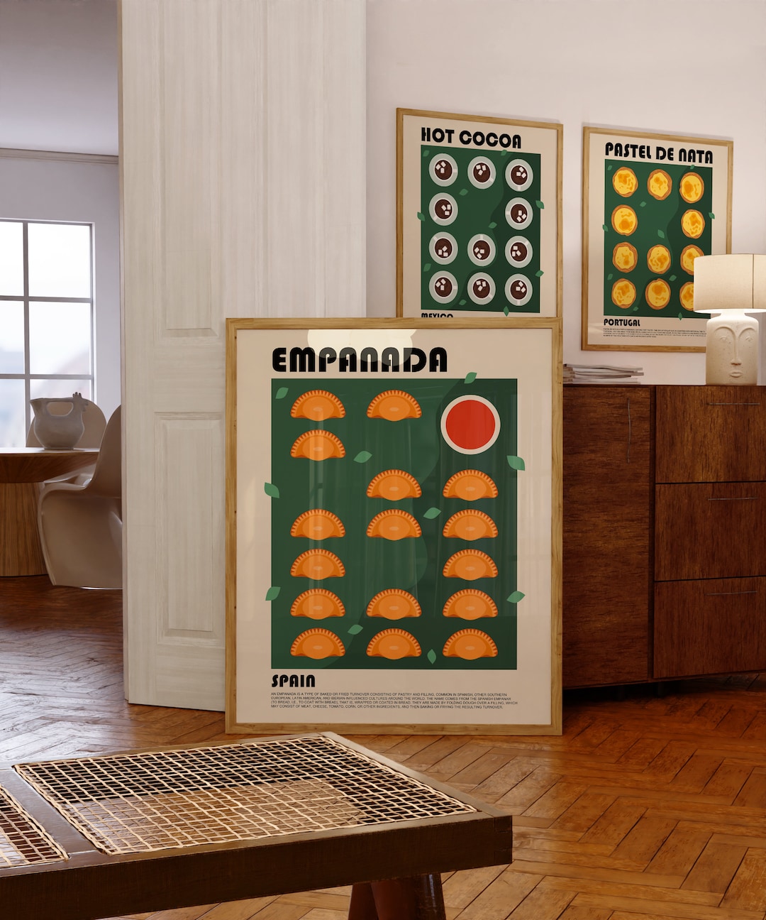 Empanada Poster, Spanish Food Print, Latin American Food Print, Travel ...