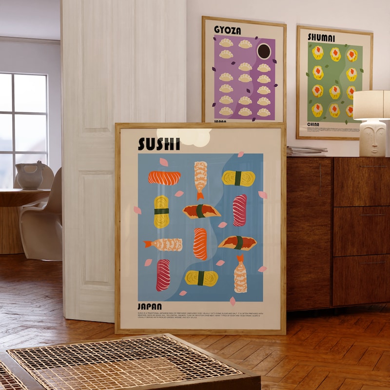 Sushi Poster - Etsy