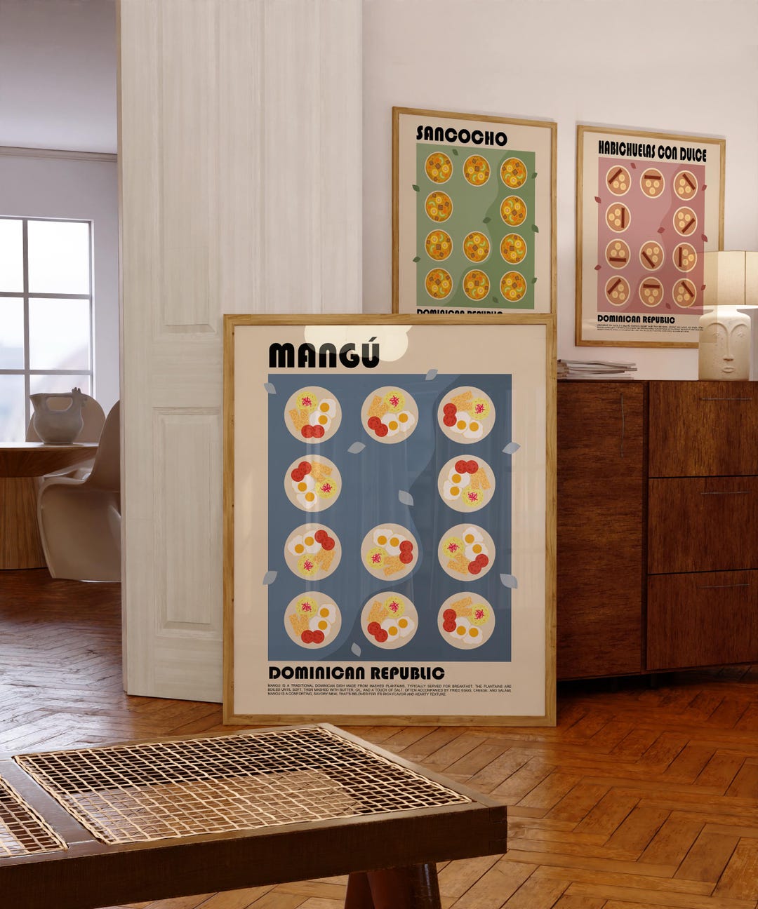 Mangú Art Print, Dominican Food Poster, Traditional Caribbean Cuisine ...