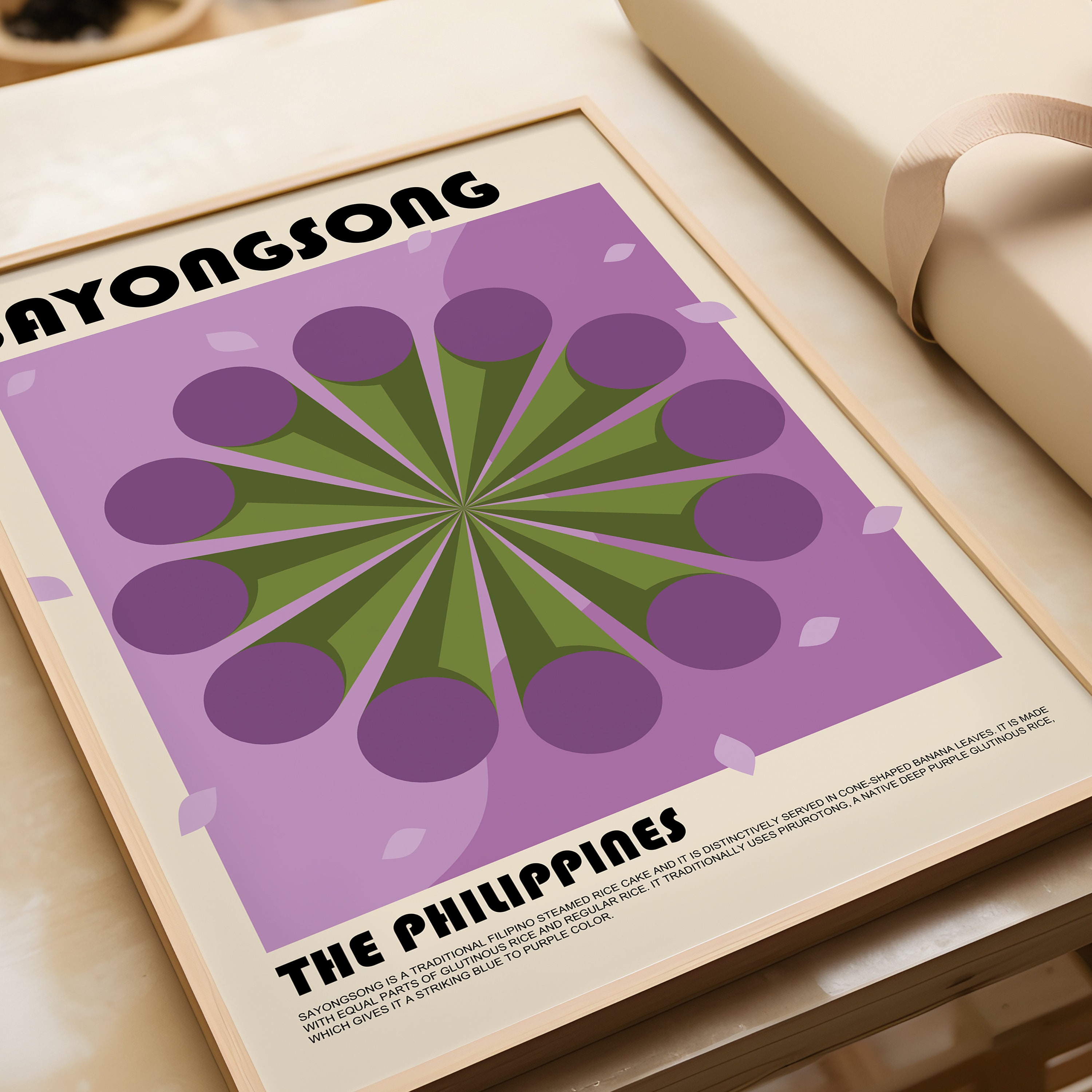 Sayongsong Art Print, Filipino Food Poster, Asian Food Art Print ...