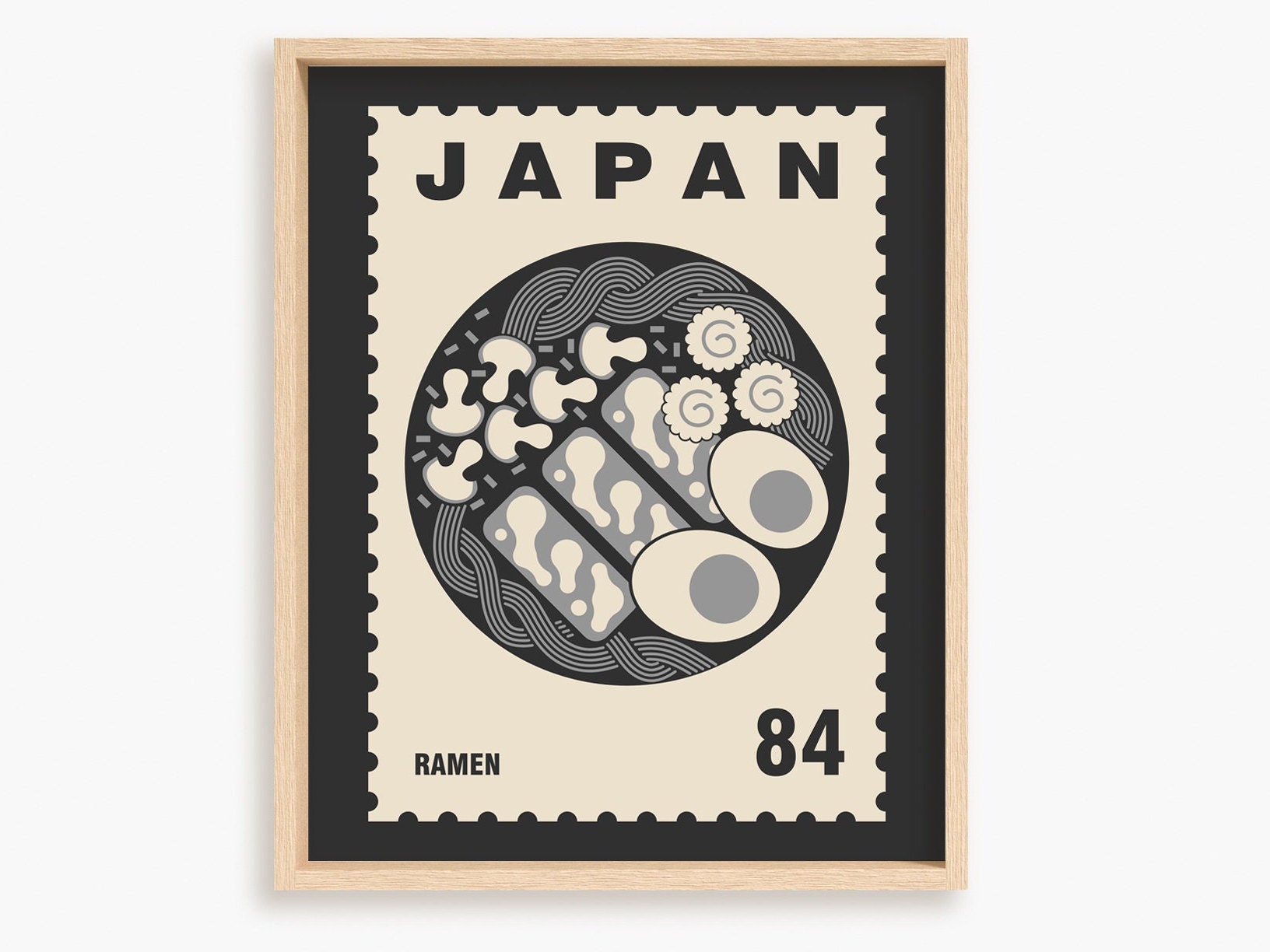 Ramen Art Print, Japanese Food Art, Japan Poster, Food Poster, Food Art ...