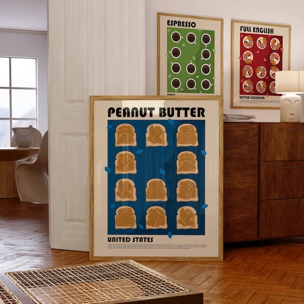 Peanut Butter Poster - Etsy