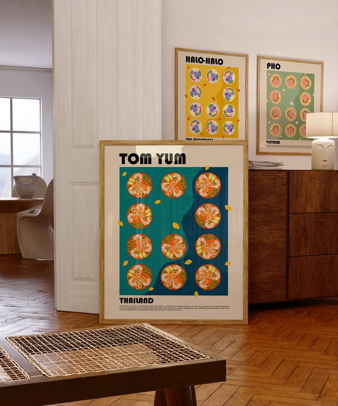 Tom Yum Art Print, Thai Food Poster, Thailand Print, Asian Food Poster ...