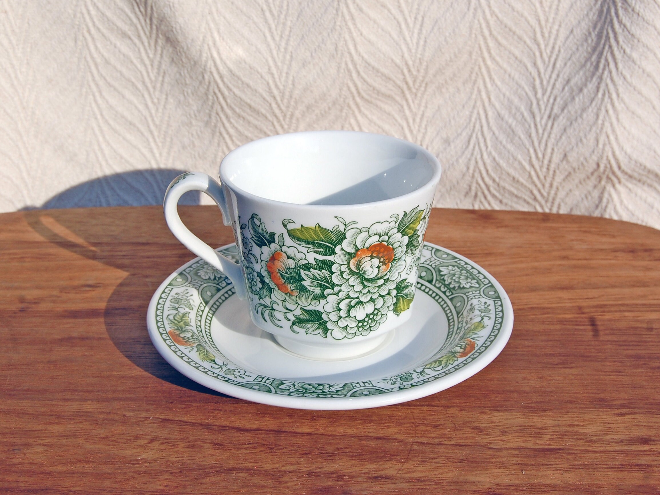 Ridgway Canterbury 4269 Pattern Ironstone China Teacup & - Etsy