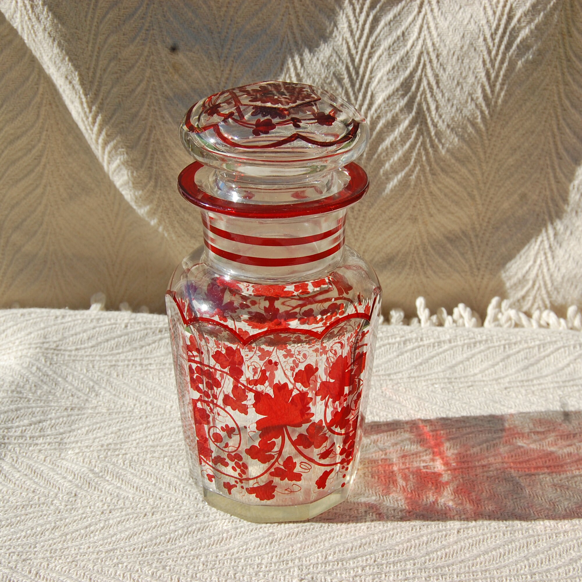 Circa 1880 Victorian Pickle Jar Decorative Octagonal Glass - Etsy