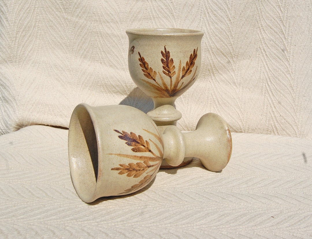 X2 Studio Pottery Cups Stoneware Chalices Ritual Goblets Ceremonial ...
