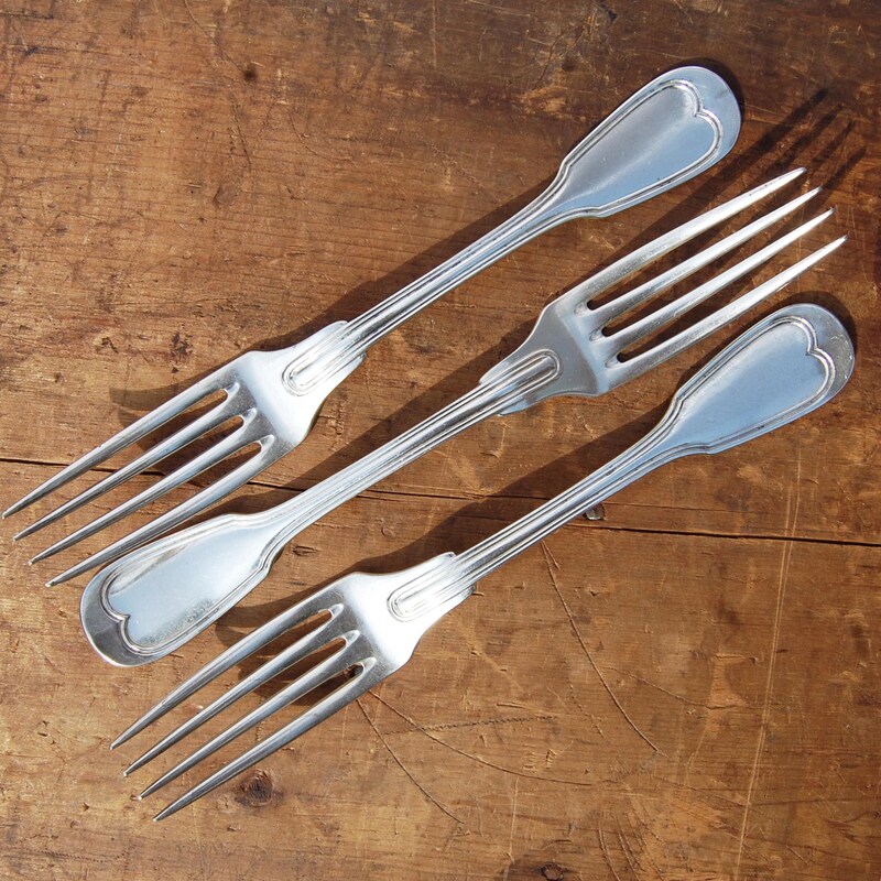 French Silverplate Fork - Etsy UK