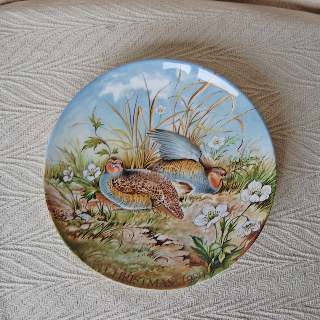 Christmas 1980 Plate 1980's Decorative Plate Limited Edition Plaque ...
