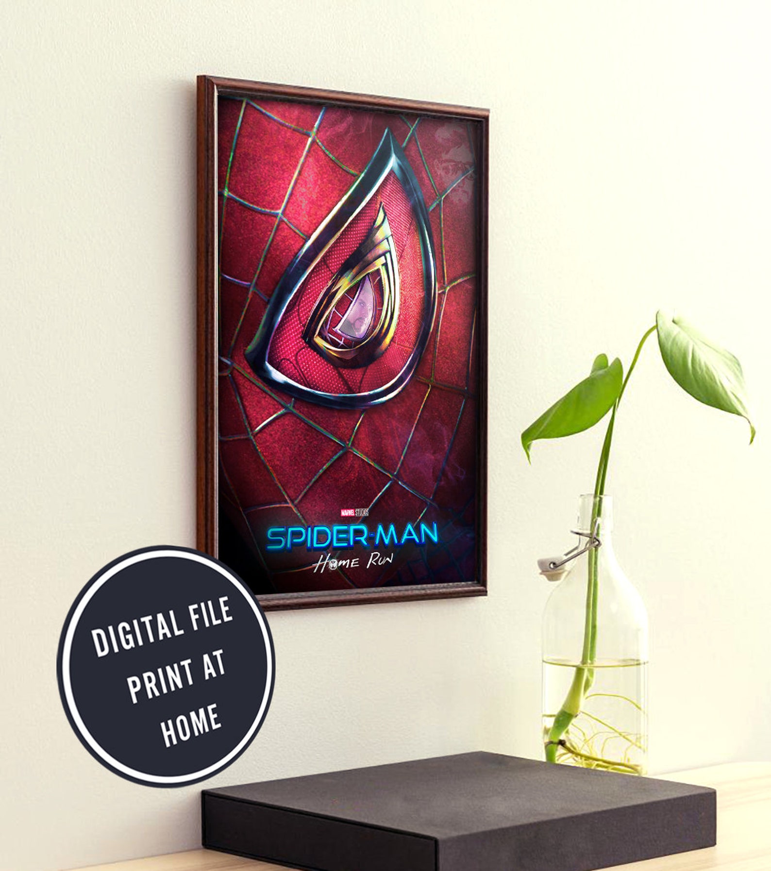 Spider-man: Home Run Art Print Instant Download Printable - Etsy