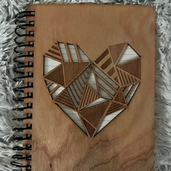 Wood Notebook - Etsy
