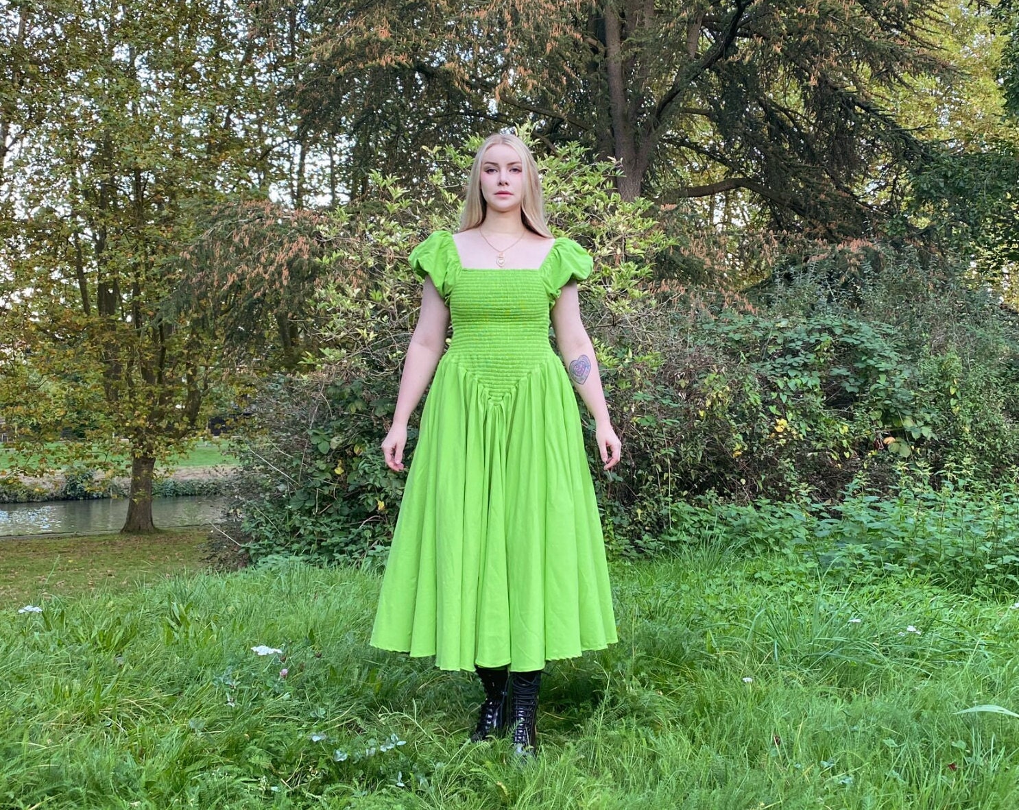 Digital Pattern - PDF - Shirred Dress With Front Point - Full Circle ...