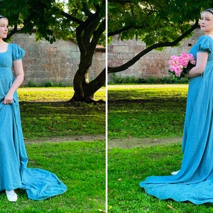 Digital PDF Pattern for Regency Dress - Mix and Match Regency Dress ...