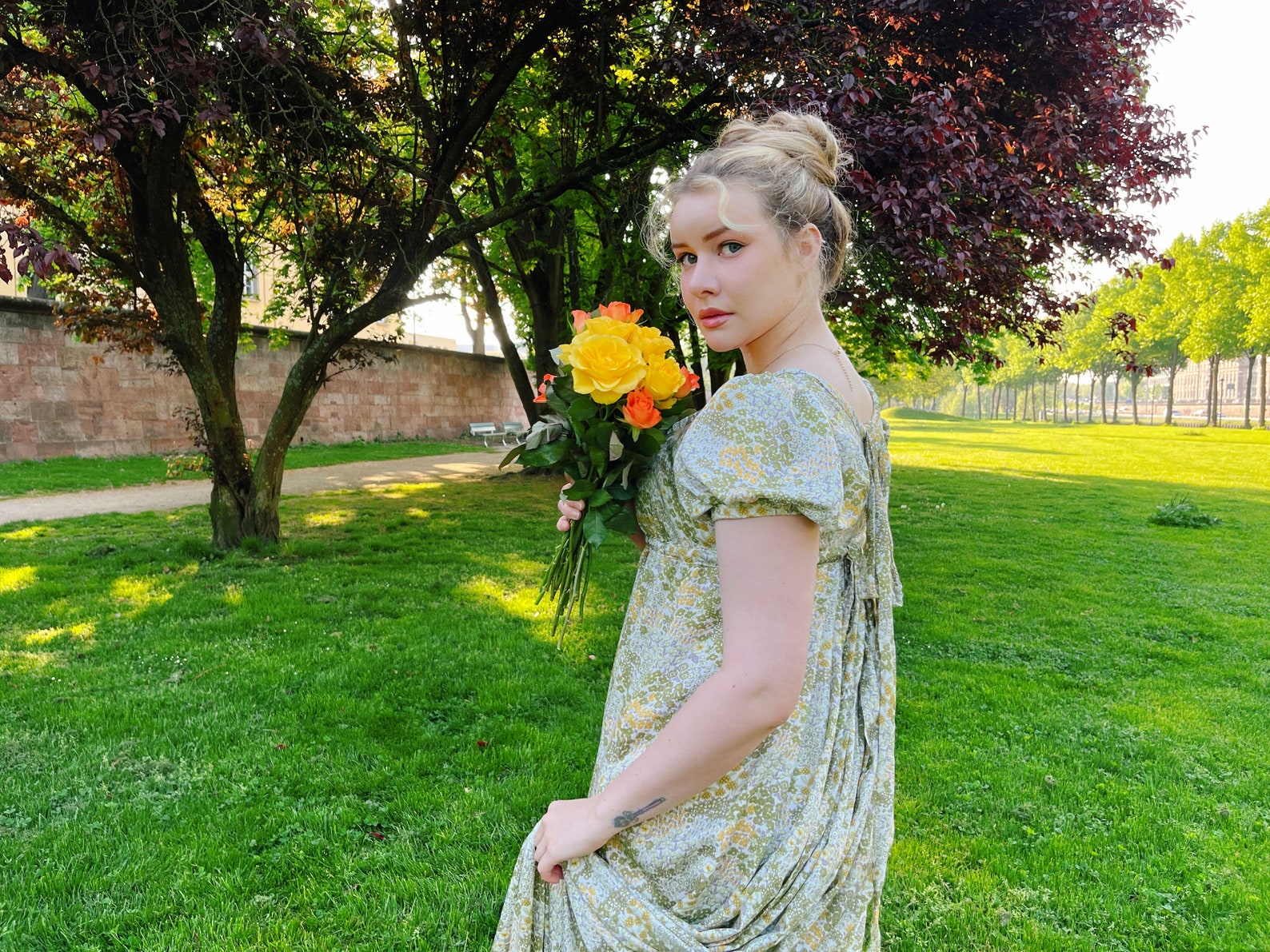 Digital PDF Pattern for Regency Dress Drawstring Neckline | Etsy Australia