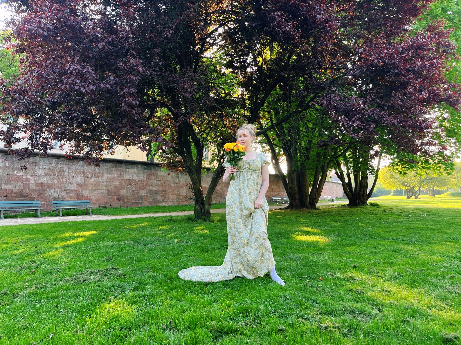 Digital PDF Pattern for Regency Dress Drawstring Neckline - Etsy