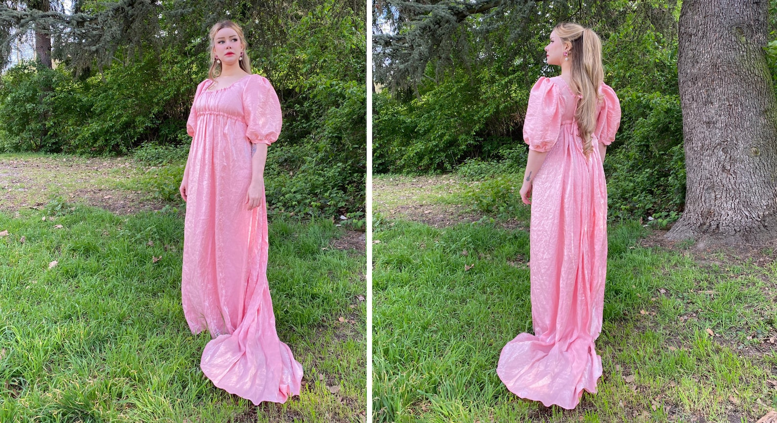 Digital PDF Pattern for Regency Dress Drawstring Neckline - Etsy