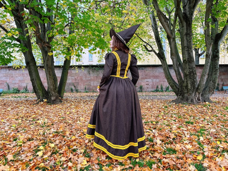 Digital PDF Pattern for Witch Dress Halloween - 32 - 46 in Bust ...