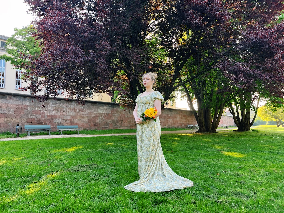 Digital PDF Pattern for Regency Dress Drawstring Neckline - Etsy UK