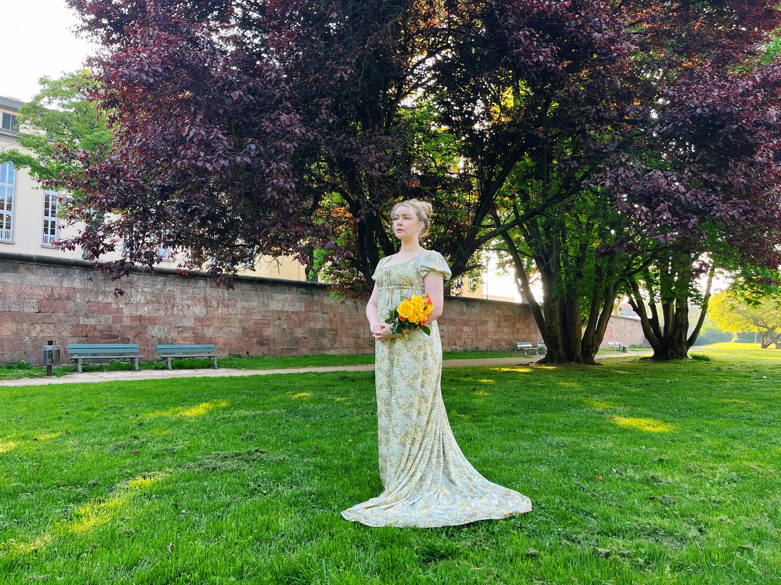 Digital PDF Pattern for Regency Dress Drawstring Neckline | Etsy Australia